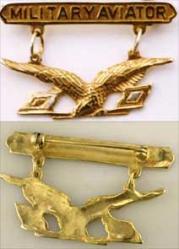 1913 Military Aviator, 1st US Pilot Wings | North Bay Listings