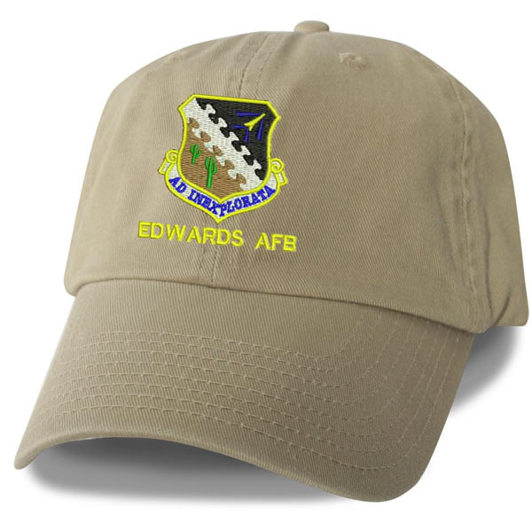 Ad Inexplorata Edwards AFB Direct Embroidered Khaki Ball Cap | North ...