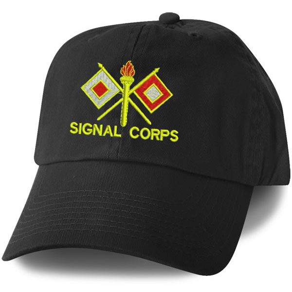Signal Corps Direct Embroidered Black Ball Cap | North Bay Listings