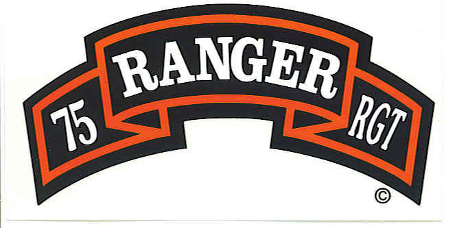 Ranger 75th Infantry Rgt. Tab Decal | North Bay Listings