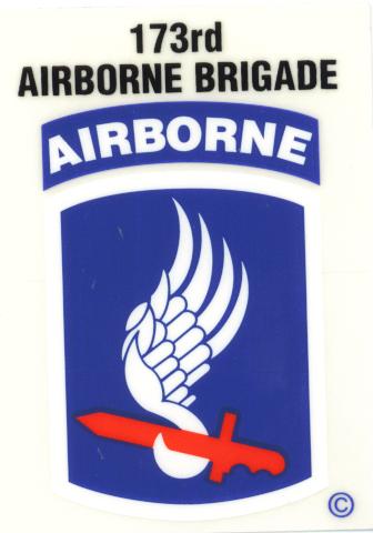 173rd Airborne Brigade Decal | North Bay Listings