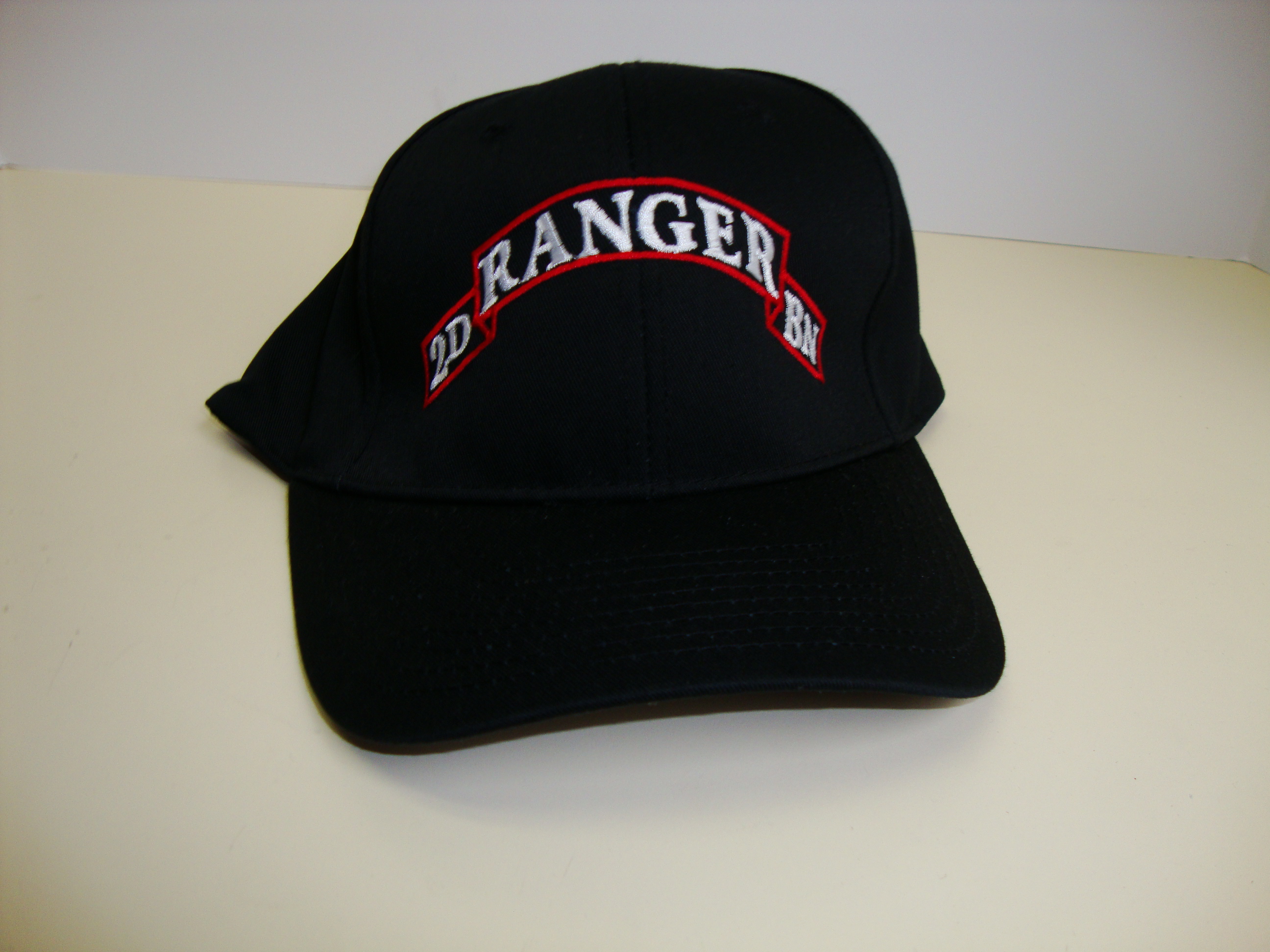 2nd Ranger Direct Embroidered Black Ball Cap | North Bay Listings