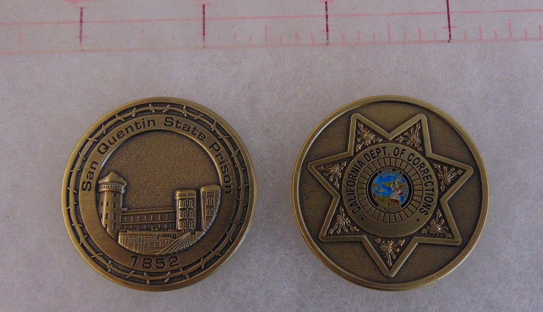 San Quentin State Prison Challenge Coin | North Bay Listings