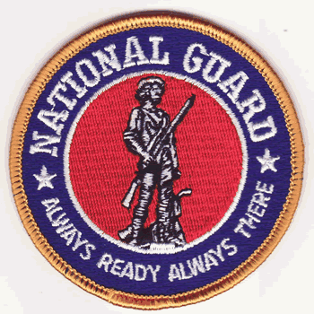 National Guard Crest Round Patch | North Bay Listings