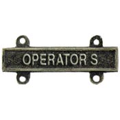 Army Operator S Qualification Badge Device | North Bay Listings