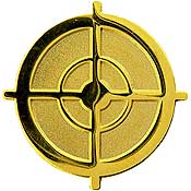 Sniper Scope Pin Gold | North Bay Listings