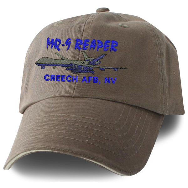 MQ-9 Reaper Namedrop Direct Embroidered Olive/Putty Ball Cap | North ...