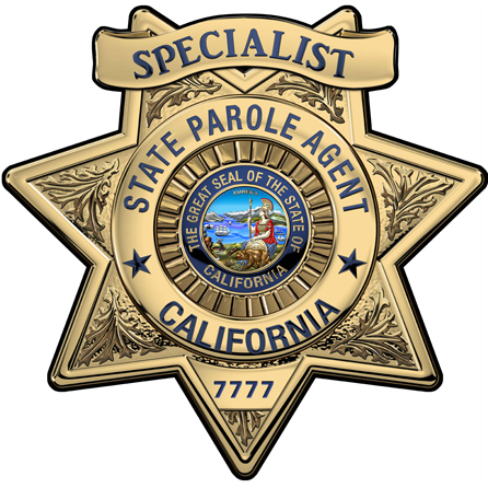 California State Parole (SPECIALIST) Badge all Metal Sign with your ...