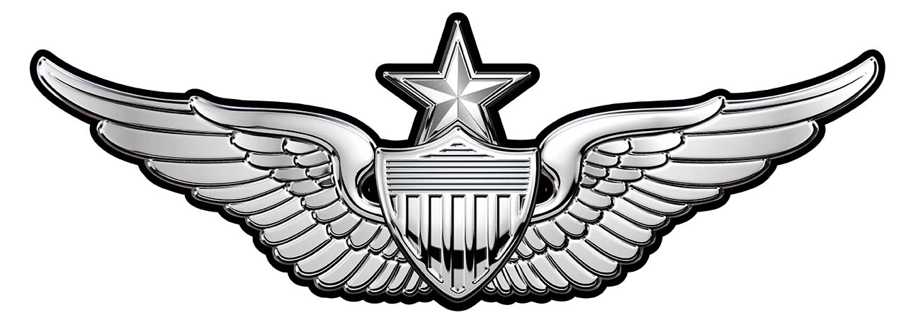 Army Senior Aviator Wings all Metal Sign (Large) 17 x 6" | North Bay ...