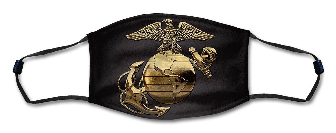 USMC GOLD EGA Face Mask | North Bay Listings