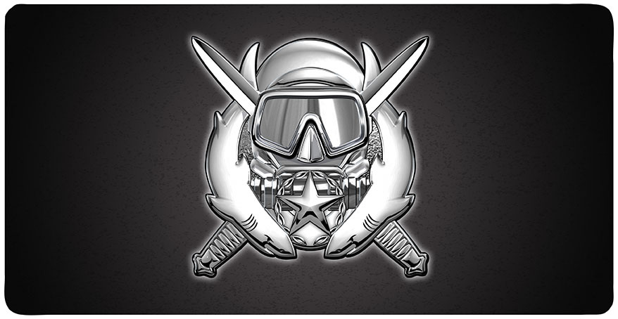 Special Operation Combat Diver Senior / Instructor 12 x 6" all Metal ...