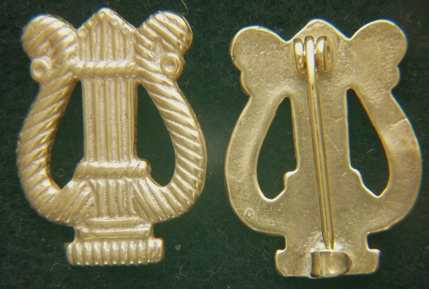 Spanish American War Army Band Collar insignia, Brass | North Bay Listings