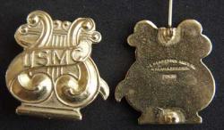 WWI USMC Band (EGA) Collar insigniaSterling-Gold set 2 | North Bay Listings